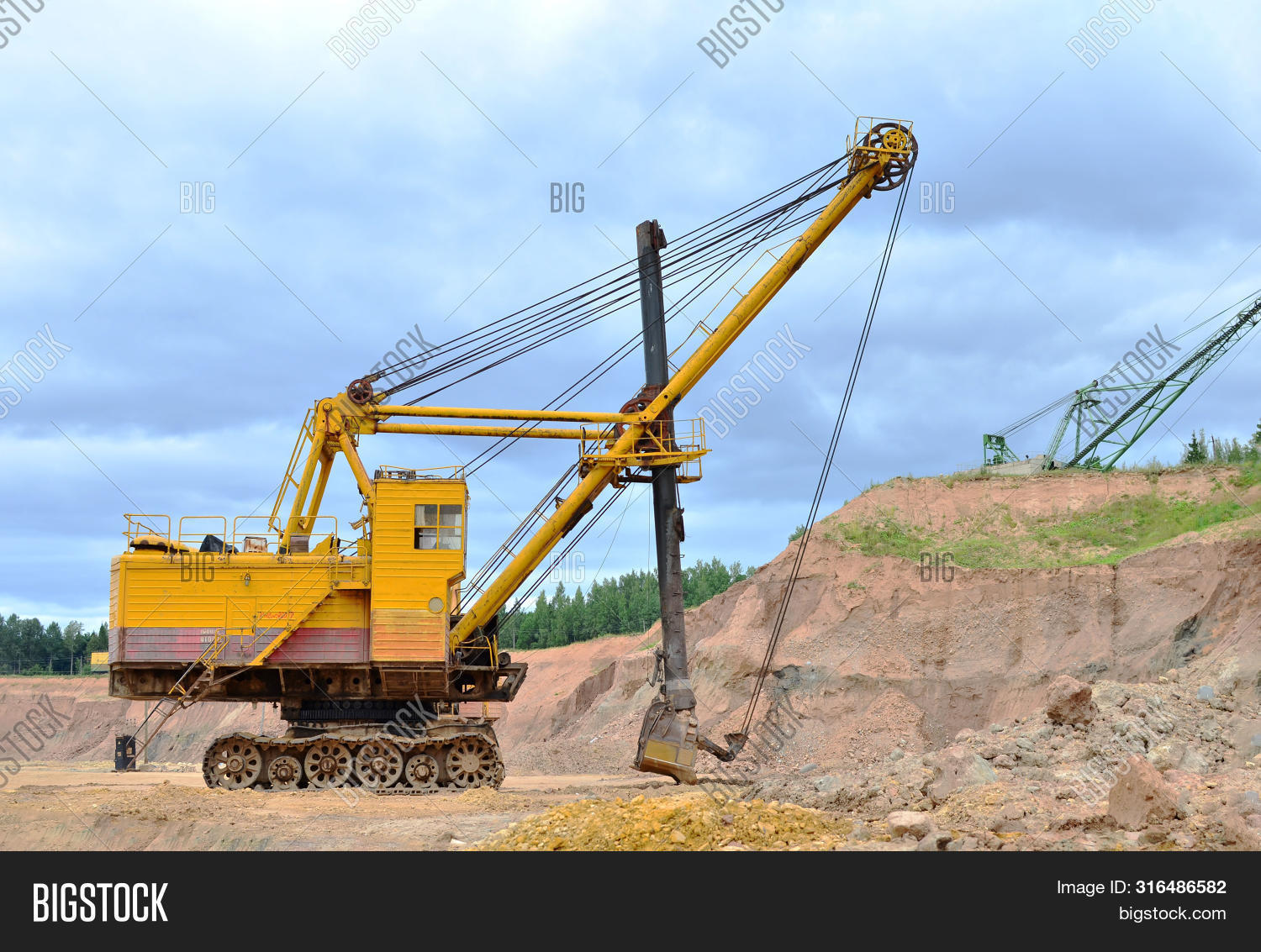 Giant Mining Excavator