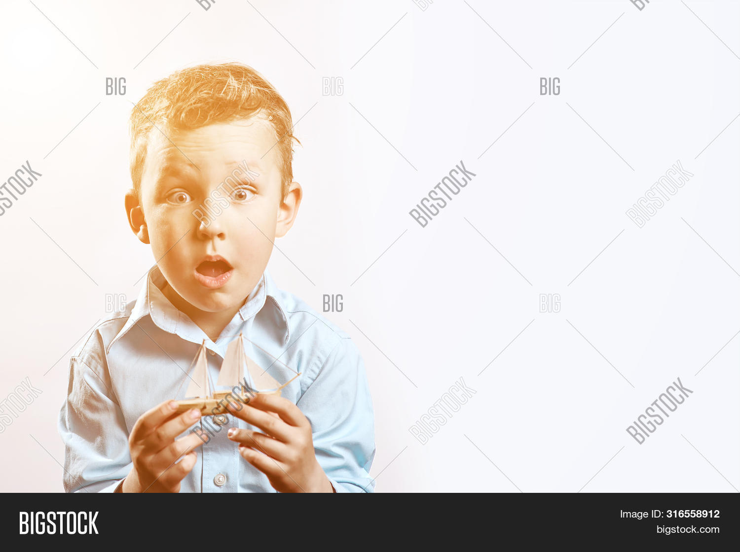 Surprised Boy Blue Image & Photo (Free Trial) | Bigstock