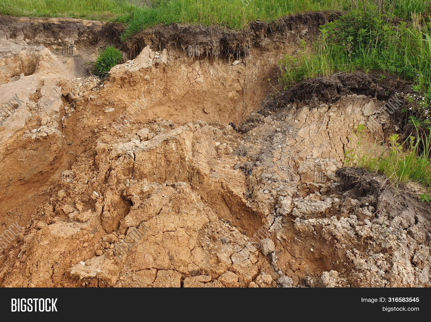 Soil Cut Due Landslide Image & Photo (Free Trial) | Bigstock