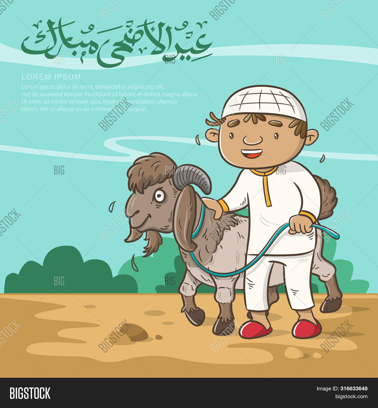 Cute Boy Goat Cartoon Image & Photo (Free Trial) | Bigstock