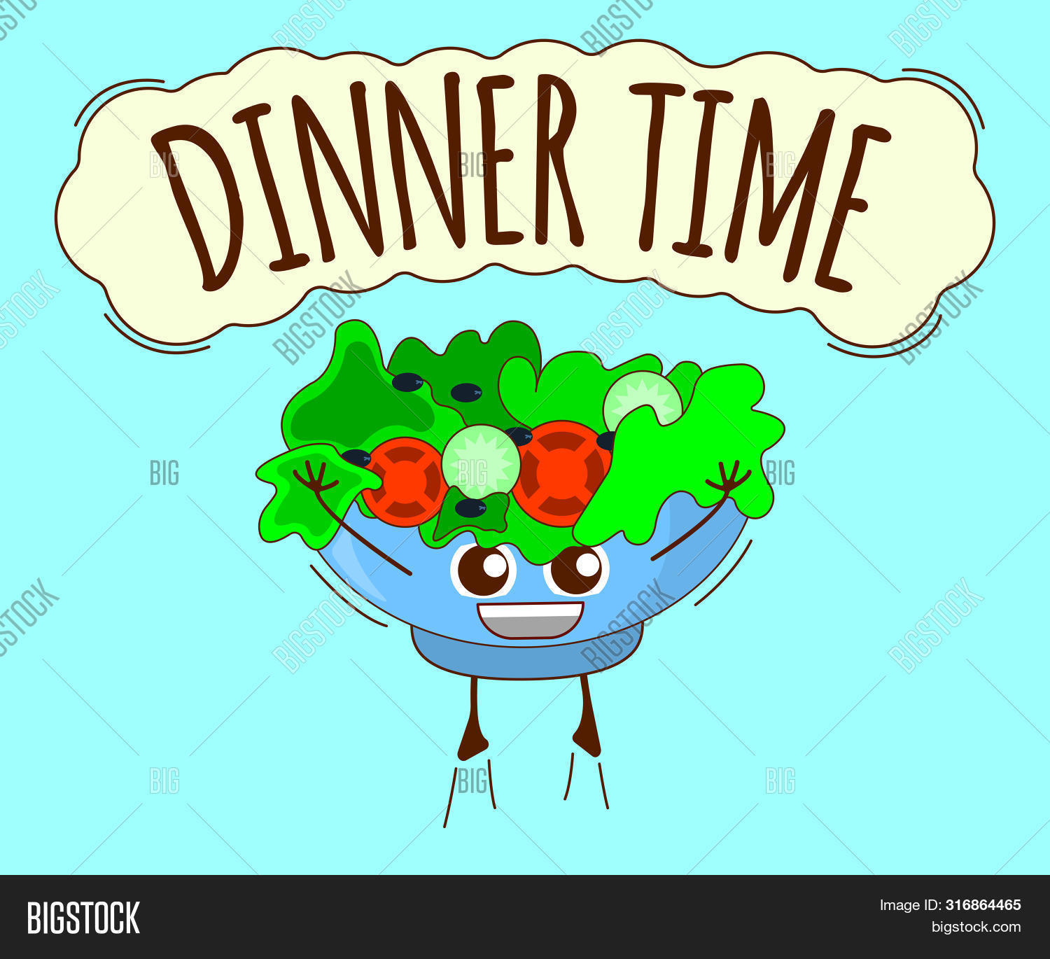 Dinner Time Banner, Vector & Photo (Free Trial) | Bigstock