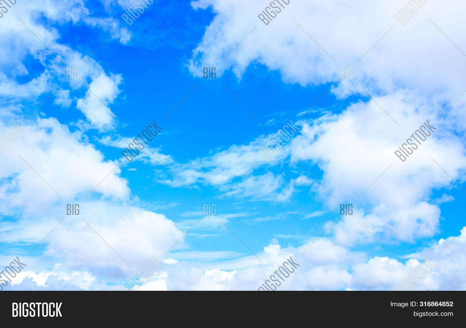 Vibrant Blue Sky Image & Photo (Free Trial) | Bigstock