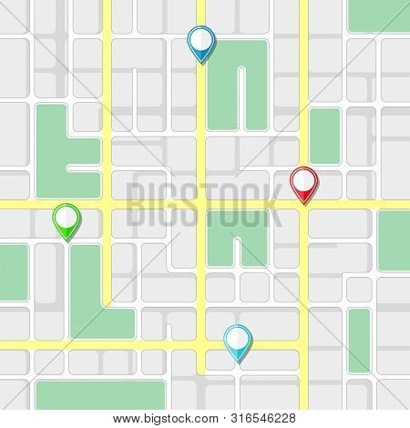 Street Map. Vector & Photo (Free Trial) | Bigstock