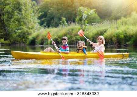 Child On Kayak. Kids Image & Photo (Free Trial) | Bigstock