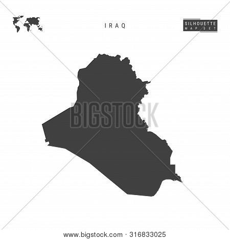 Iraq Blank Vector Map Vector & Photo (Free Trial) | Bigstock