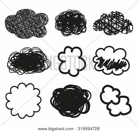 Clouds On Isolation Vector & Photo (Free Trial) | Bigstock