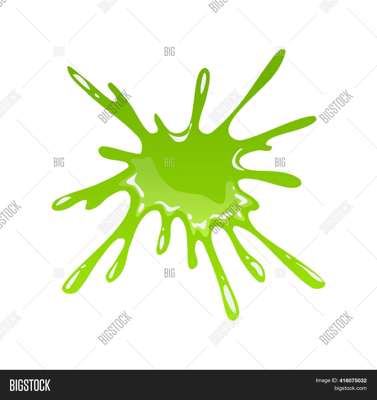 Green Slime. Goo Blob Image & Photo (Free Trial) | Bigstock