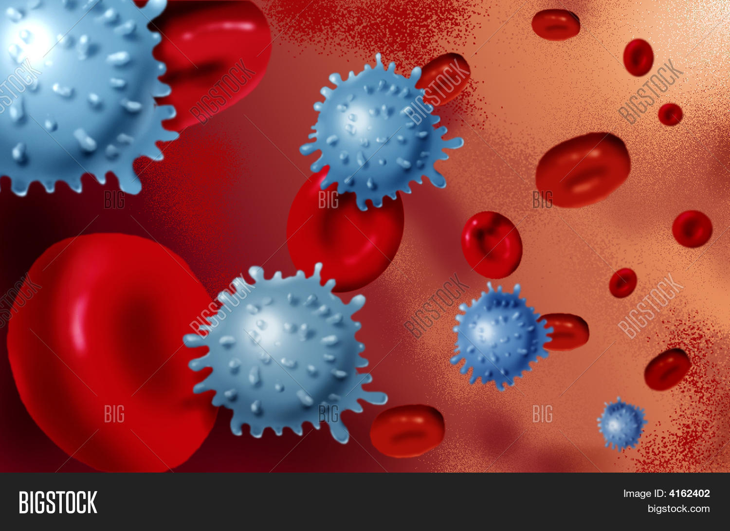 Microscopic View Blood Image & Photo (Free Trial) | Bigstock