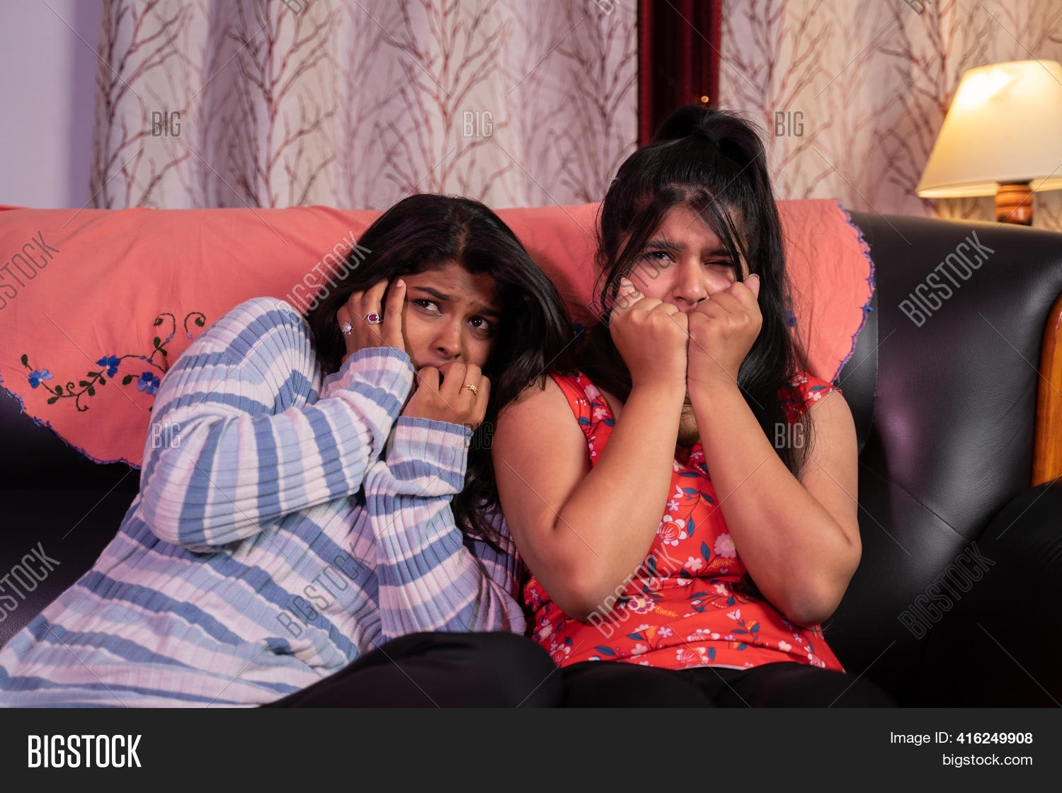 Two Scared Girls Image & Photo (Free Trial) | Bigstock