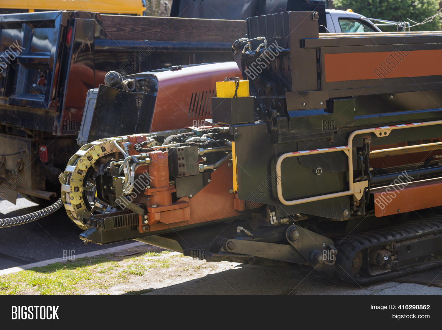 Trencher Machine Used Image & Photo (Free Trial) | Bigstock