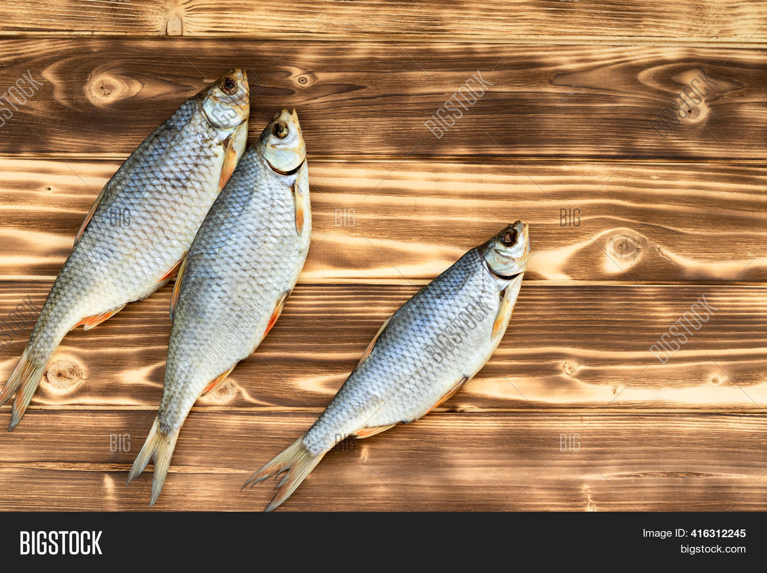 Dry Fish On Wooden Image & Photo (Free Trial) | Bigstock
