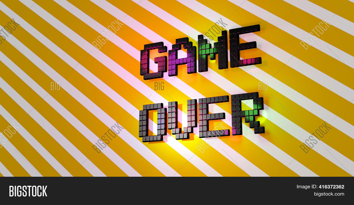 Logo Game Over Neon Image & Photo (Free Trial) | Bigstock