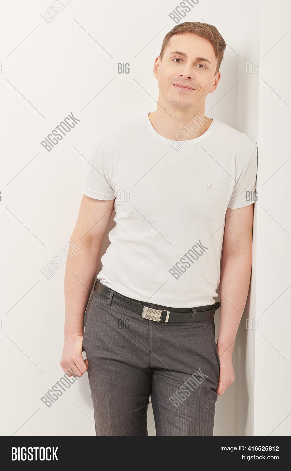 Positive Handsome Man Image & Photo (Free Trial) | Bigstock