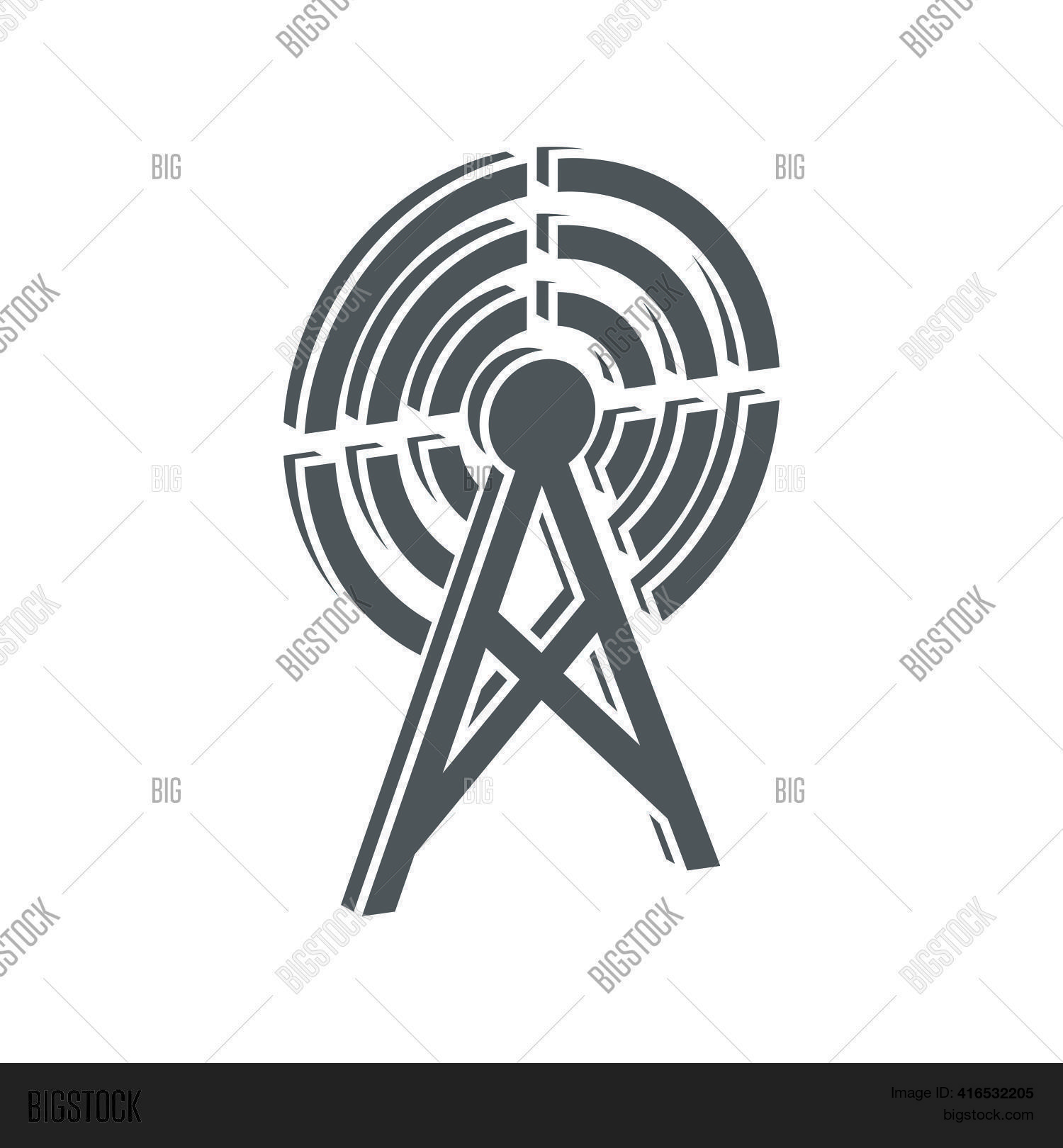 Cell Phone Antenna Vector & Photo (Free Trial) | Bigstock