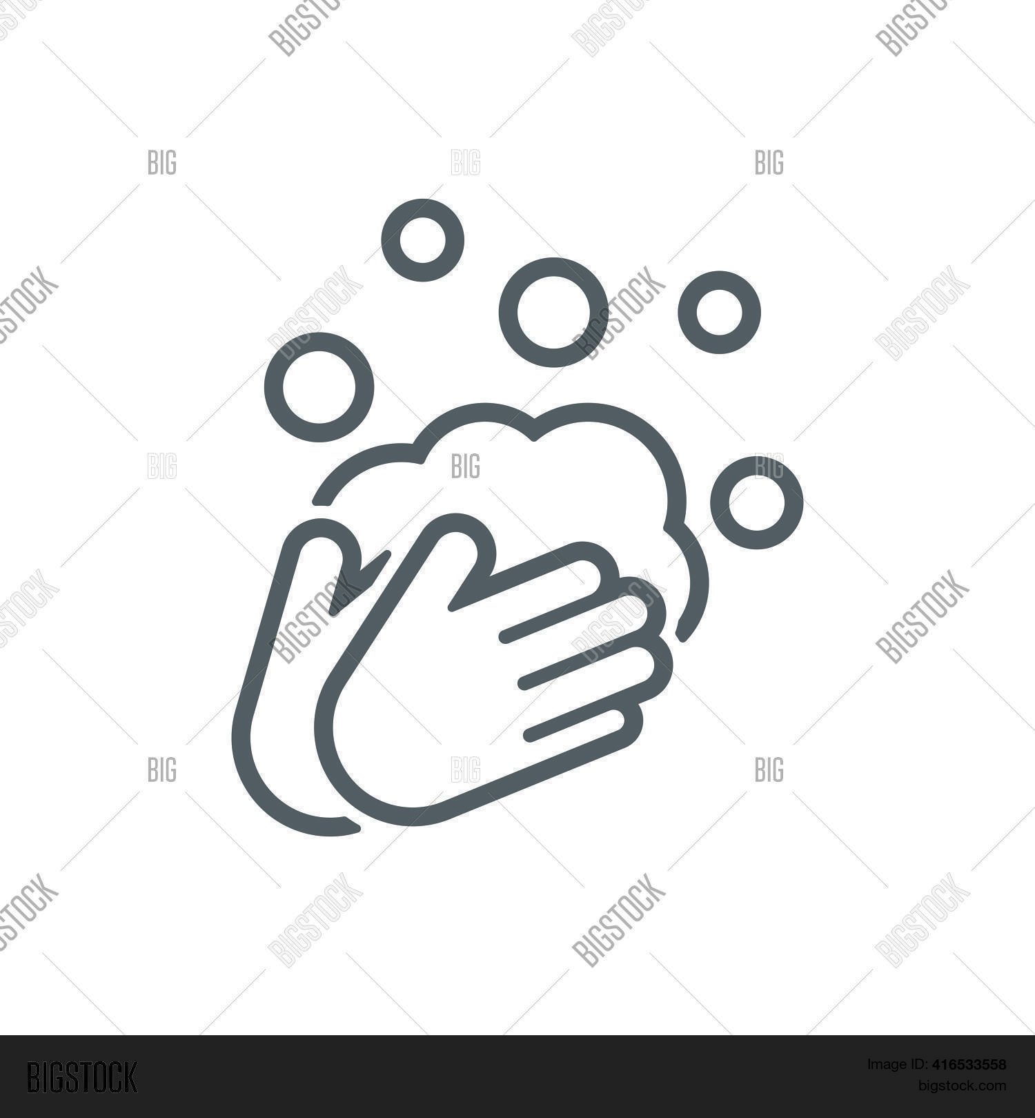 Wash Your Hands Icon Vector & Photo (Free Trial) | Bigstock