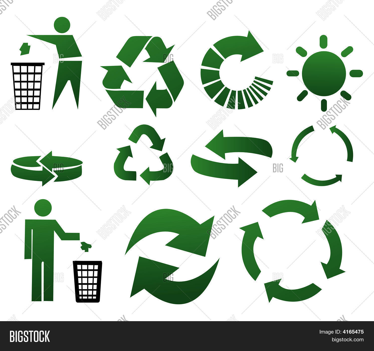 Vector Recycle Signs Vector & Photo (Free Trial) | Bigstock