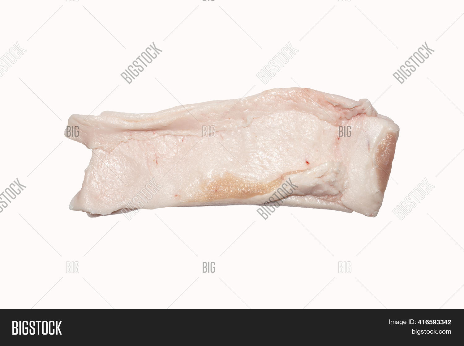 Piece Raw Lard On Image & Photo (Free Trial) | Bigstock