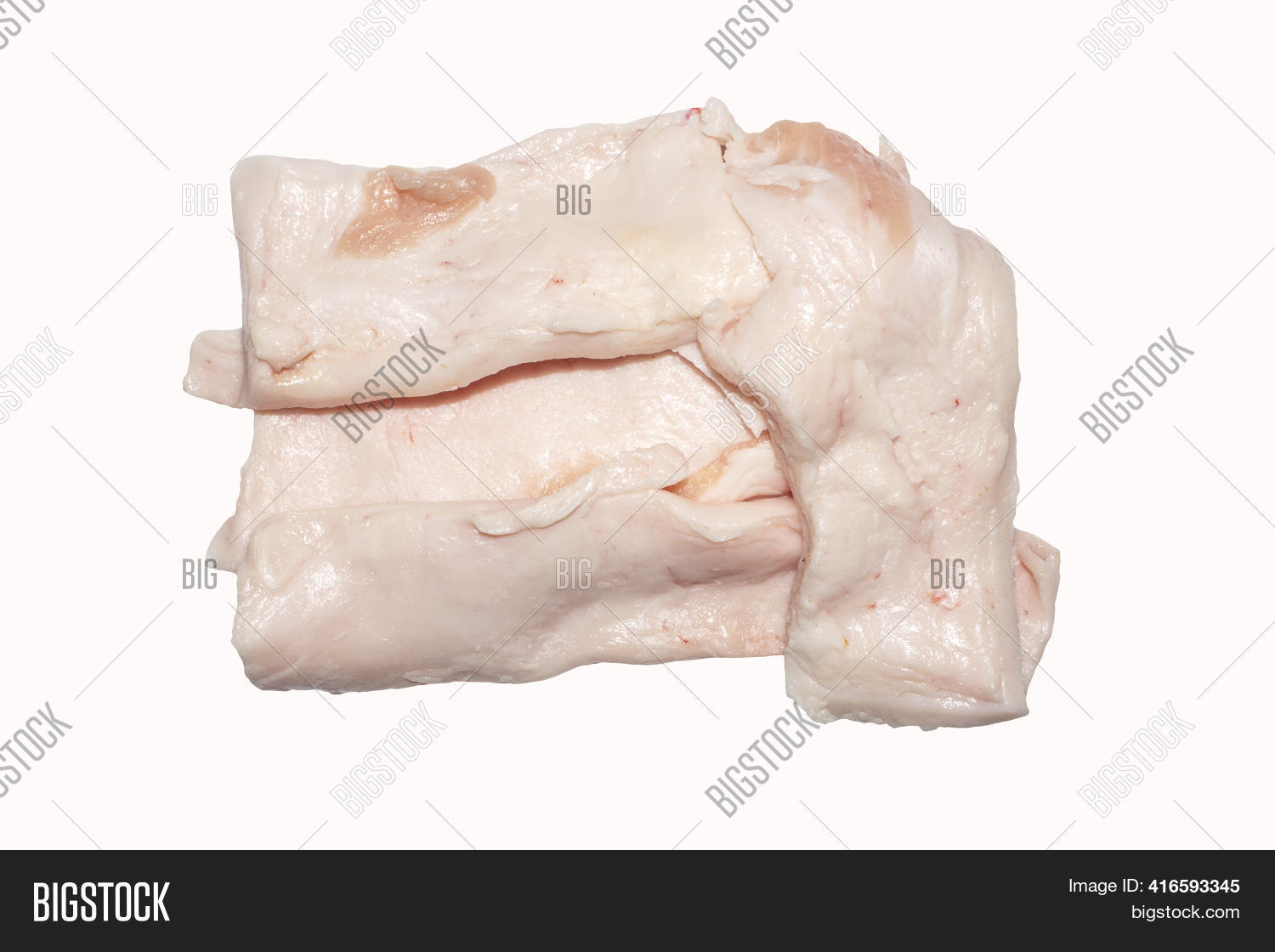 Piece Raw Lard On Image & Photo (Free Trial) | Bigstock