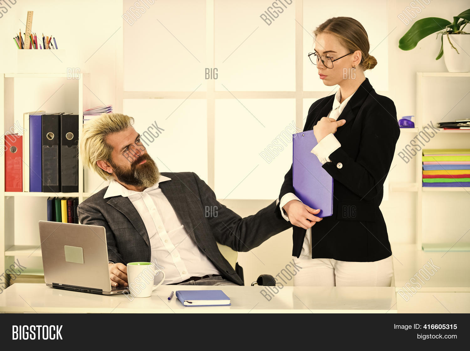 Boss Employee. Image & Photo (Free Trial) | Bigstock