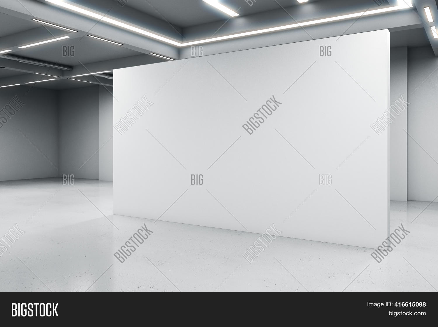 Empty Big White Room Image & Photo (Free Trial) | Bigstock