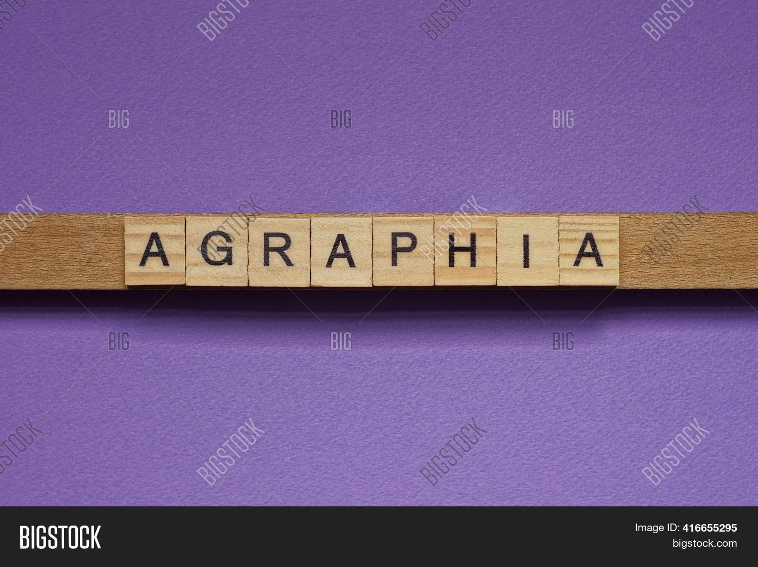Brown Word Agraphia Image & Photo (Free Trial) | Bigstock
