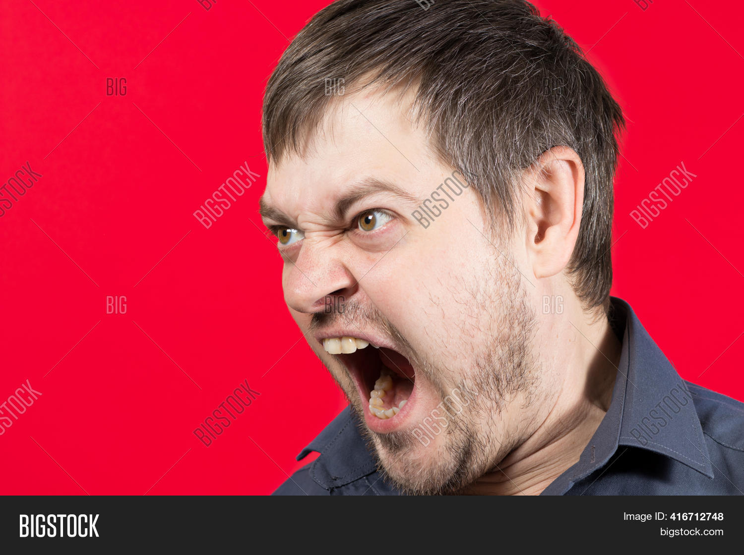 Angry Aggressive Man Image & Photo (Free Trial) | Bigstock