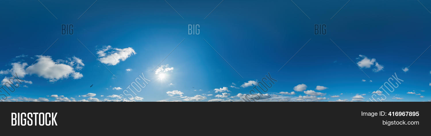 Blue Sky Panorama Image & Photo (Free Trial) | Bigstock