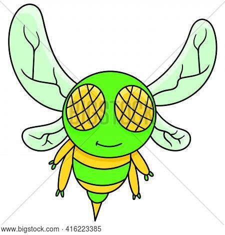 Cute Flies Flying, Vector & Photo (Free Trial) | Bigstock