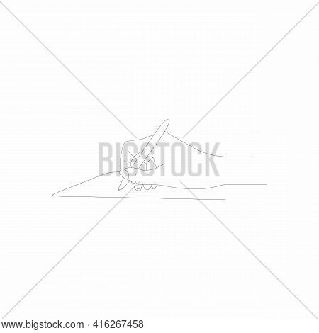 Linear Vector Drawing Vector & Photo (Free Trial) | Bigstock