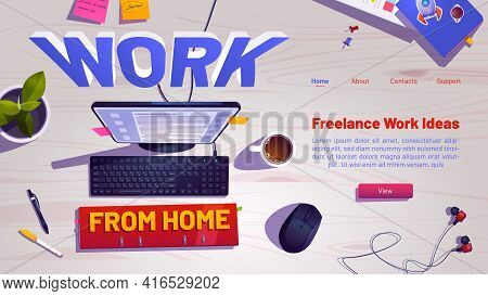 Work Home Banner. Vector & Photo (Free Trial) | Bigstock