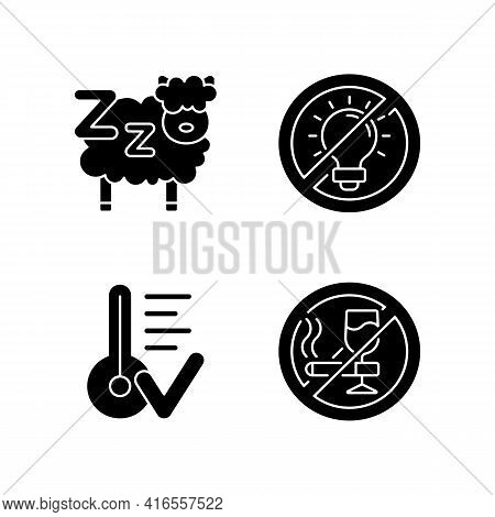 Sleep Hygiene Black Vector & Photo (Free Trial) | Bigstock