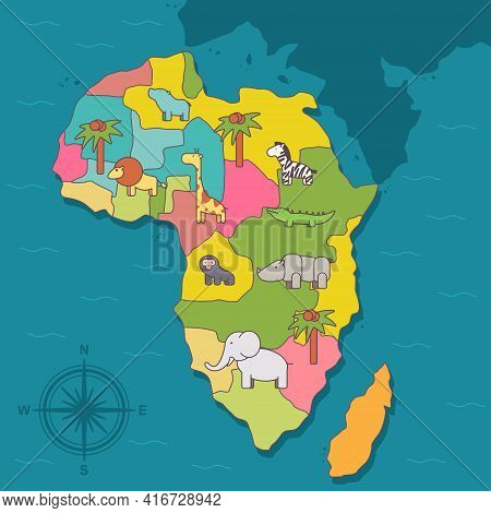 African Continent Vector & Photo (Free Trial) | Bigstock