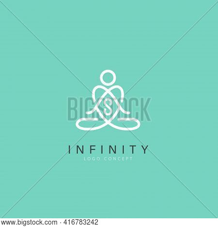 Infinity Yoga Logo Vector & Photo (Free Trial) | Bigstock