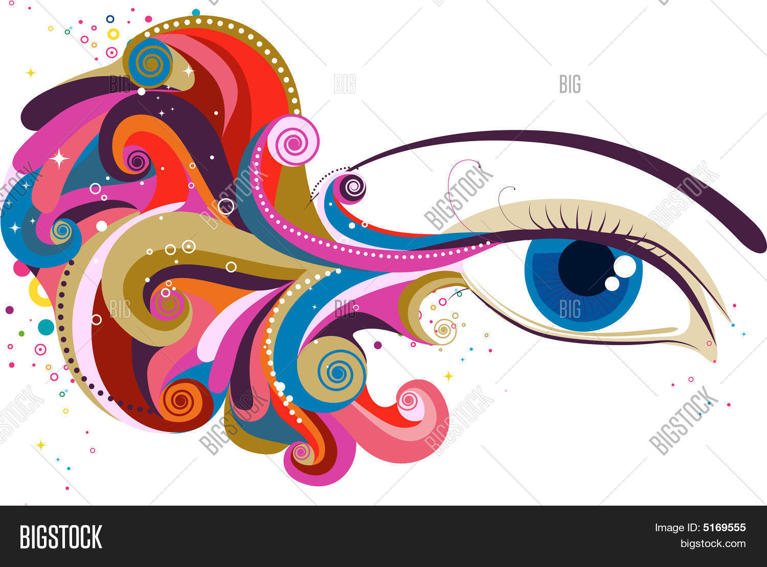 Abstract Eye Wave Vector & Photo (Free Trial) | Bigstock