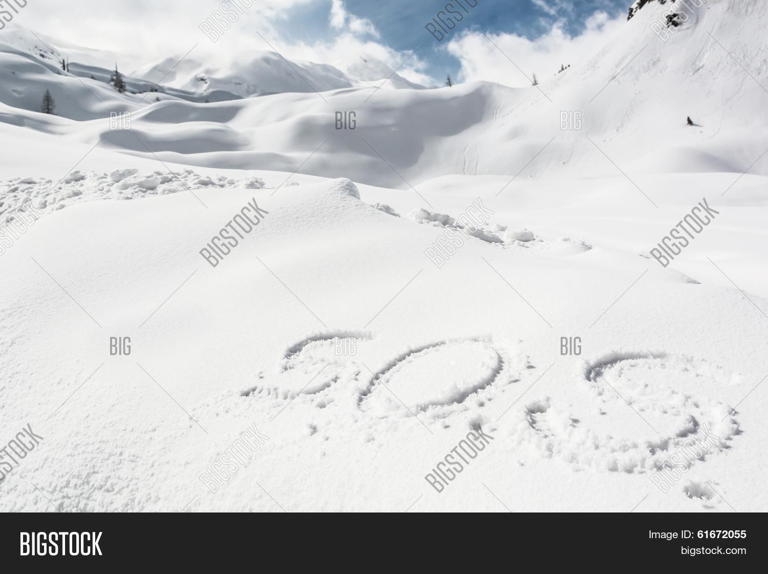 Sos Written Snow Image & Photo (Free Trial) | Bigstock