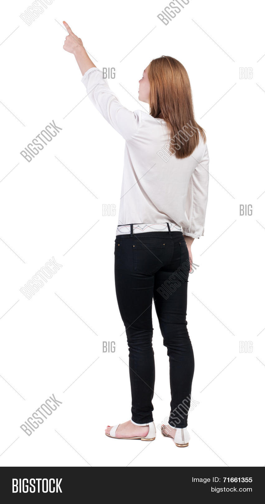 Back View Pointing Image & Photo (Free Trial) | Bigstock