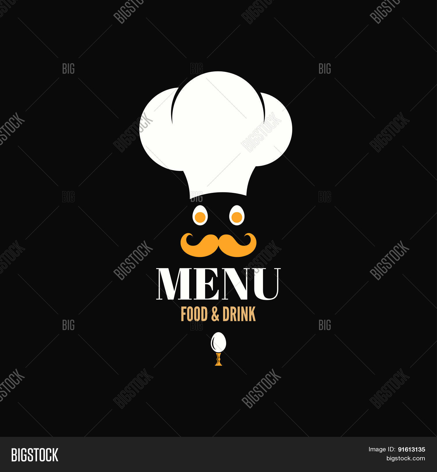 Menu Design Chef Egg Vector & Photo (Free Trial) | Bigstock