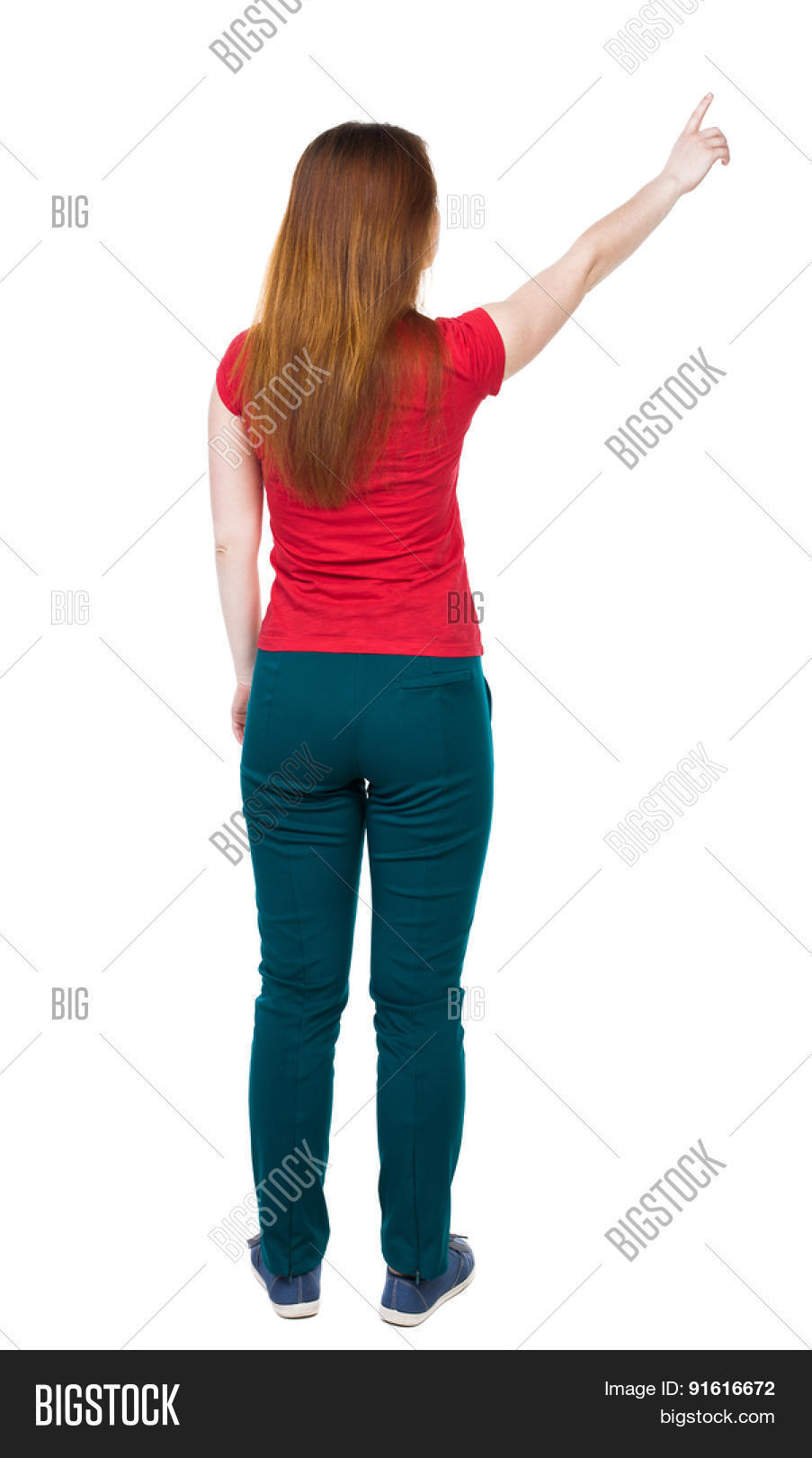 Back View Pointing. Image & Photo (Free Trial) | Bigstock