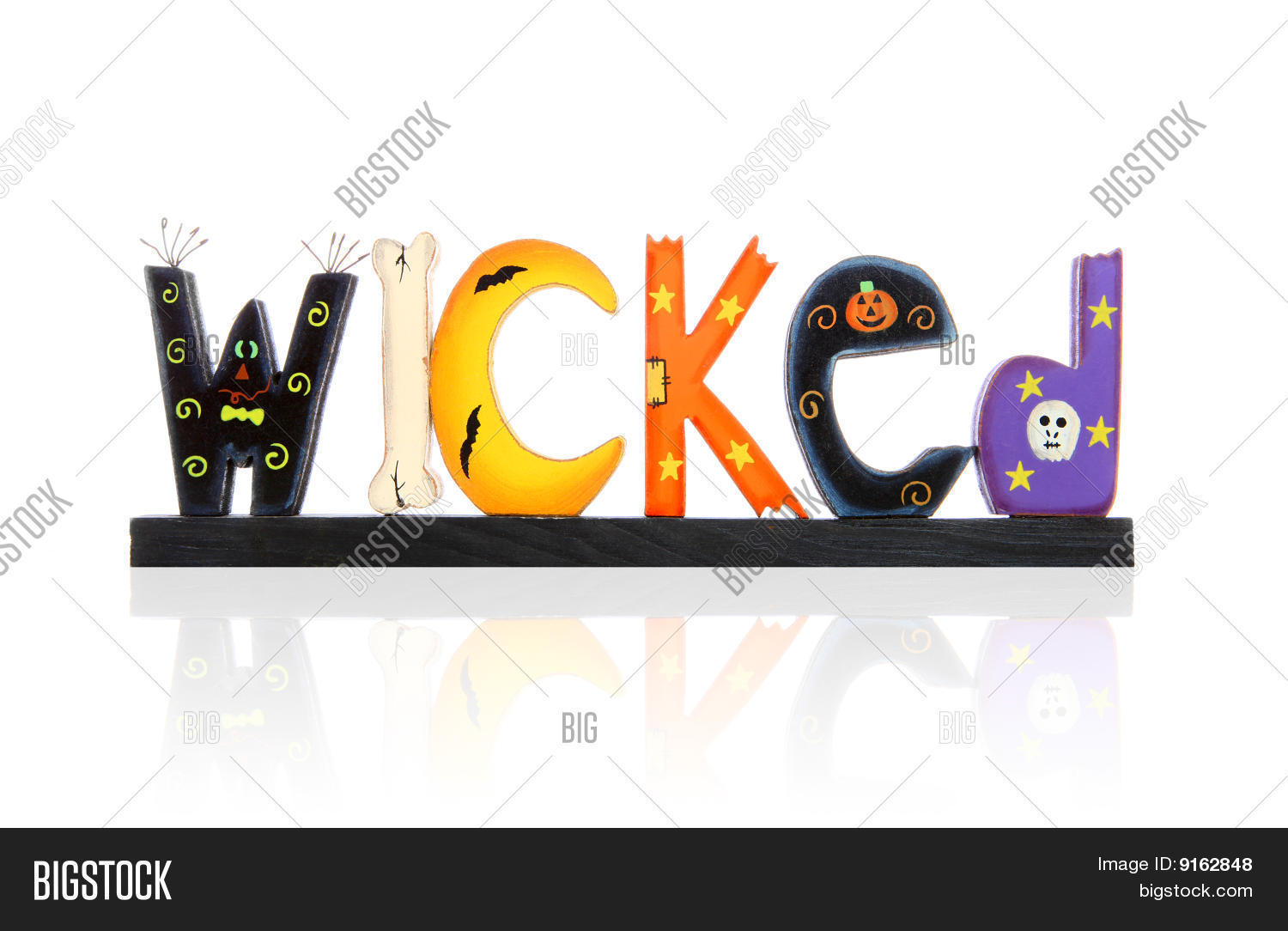 Halloween Wicked Sign Image & Photo (Free Trial) | Bigstock
