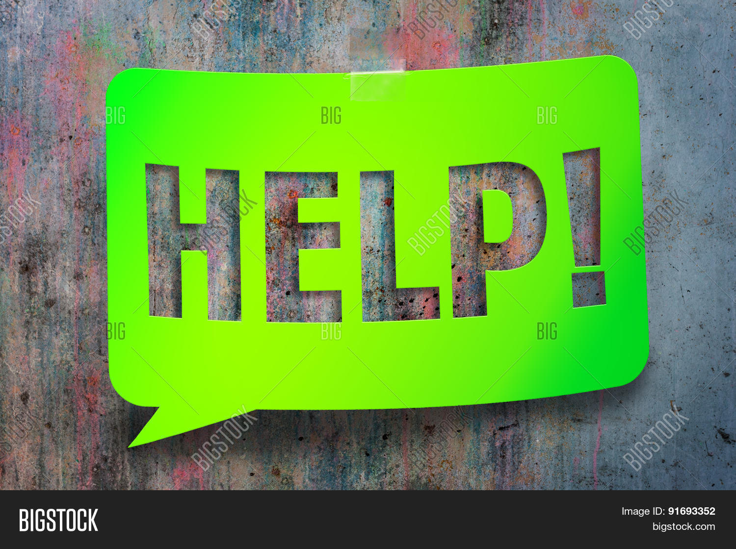 "help" Green Banner Image & Photo (Free Trial) | Bigstock