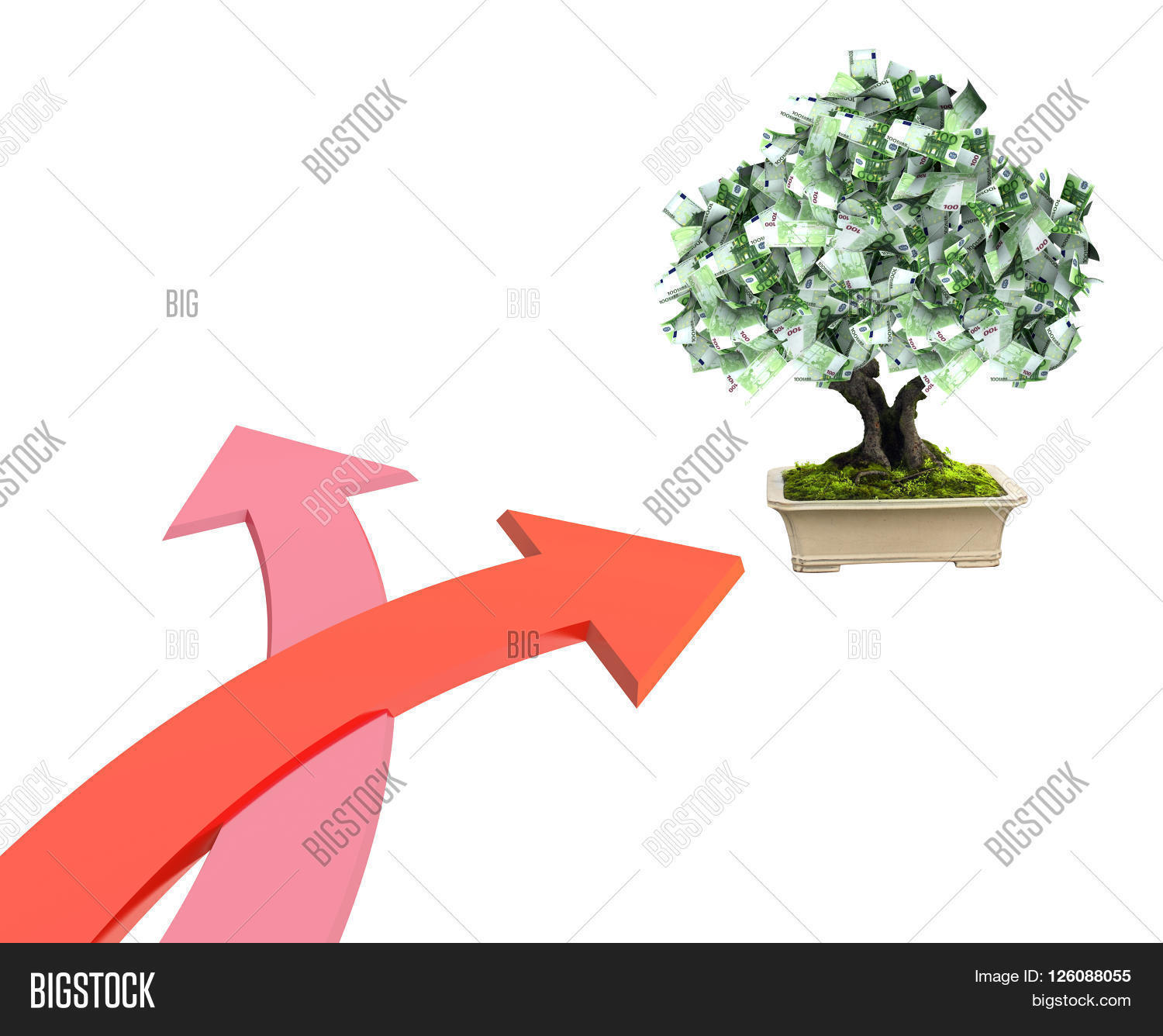 3d Money Tree Euro Image & Photo (Free Trial) | Bigstock