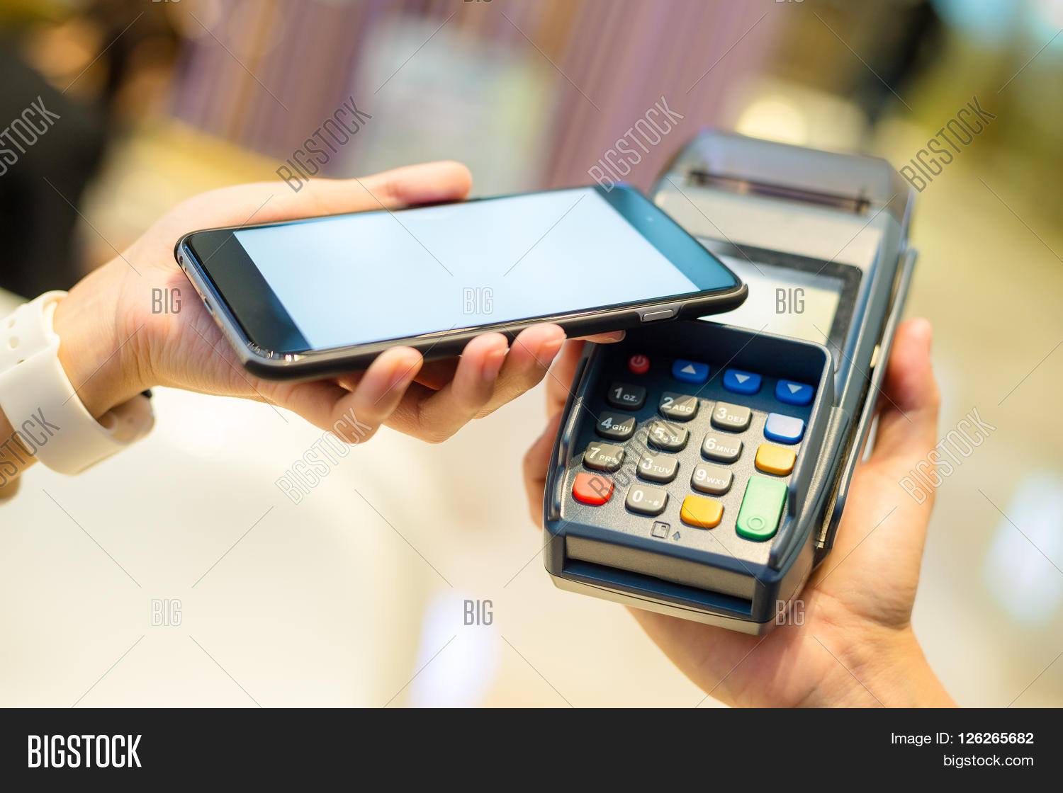Mobile Phone Pay NFC Image & Photo (Free Trial) | Bigstock