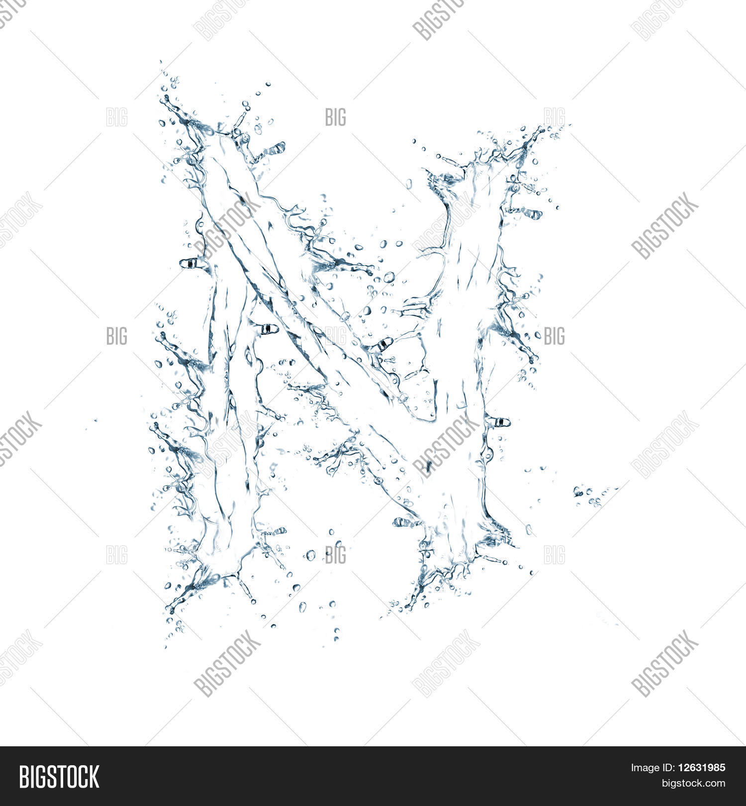 Letter Water Alphabet Image & Photo (Free Trial) | Bigstock