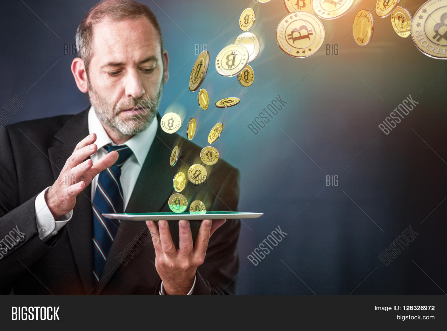Making Lots Bitcoins Image & Photo (Free Trial) | Bigstock