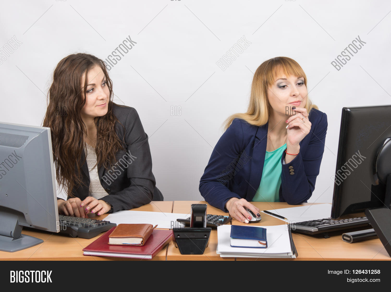 Office Worker Looking Image & Photo (Free Trial) | Bigstock
