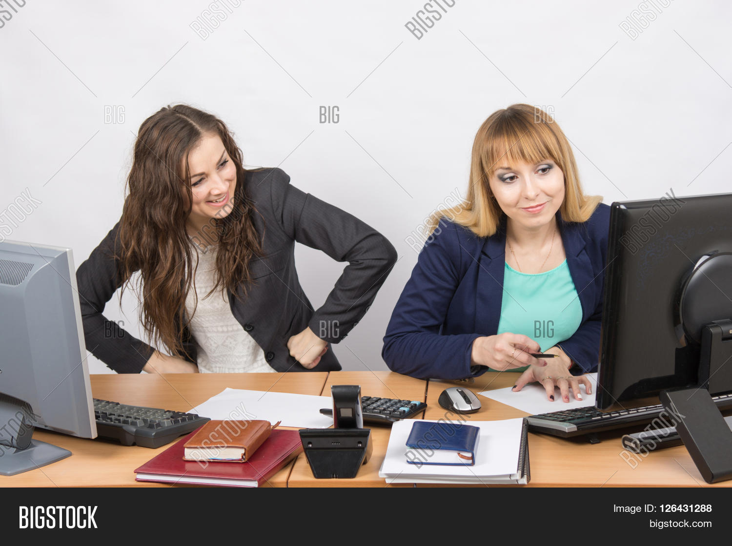 Office Worker Feigned Image & Photo (Free Trial) | Bigstock