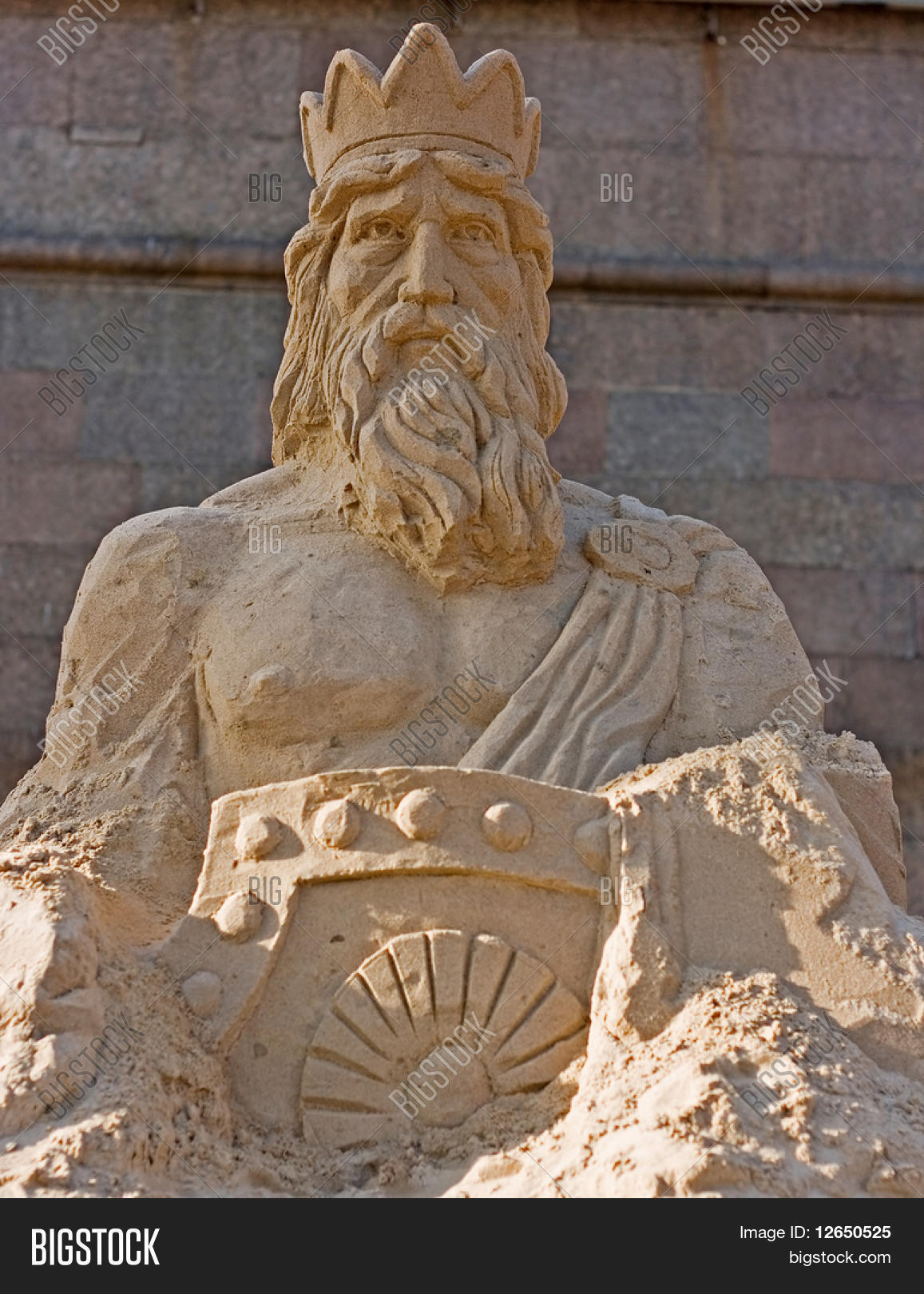 Neptune God Sand Image & Photo (Free Trial) | Bigstock
