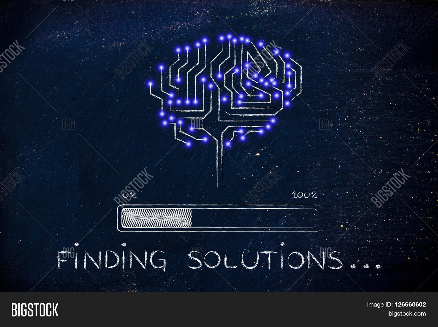 Circuit Brain Progress Image & Photo (Free Trial) | Bigstock