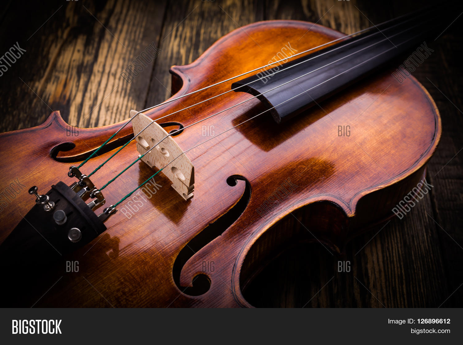 Violin Strings Bridge Image & Photo (Free Trial) | Bigstock