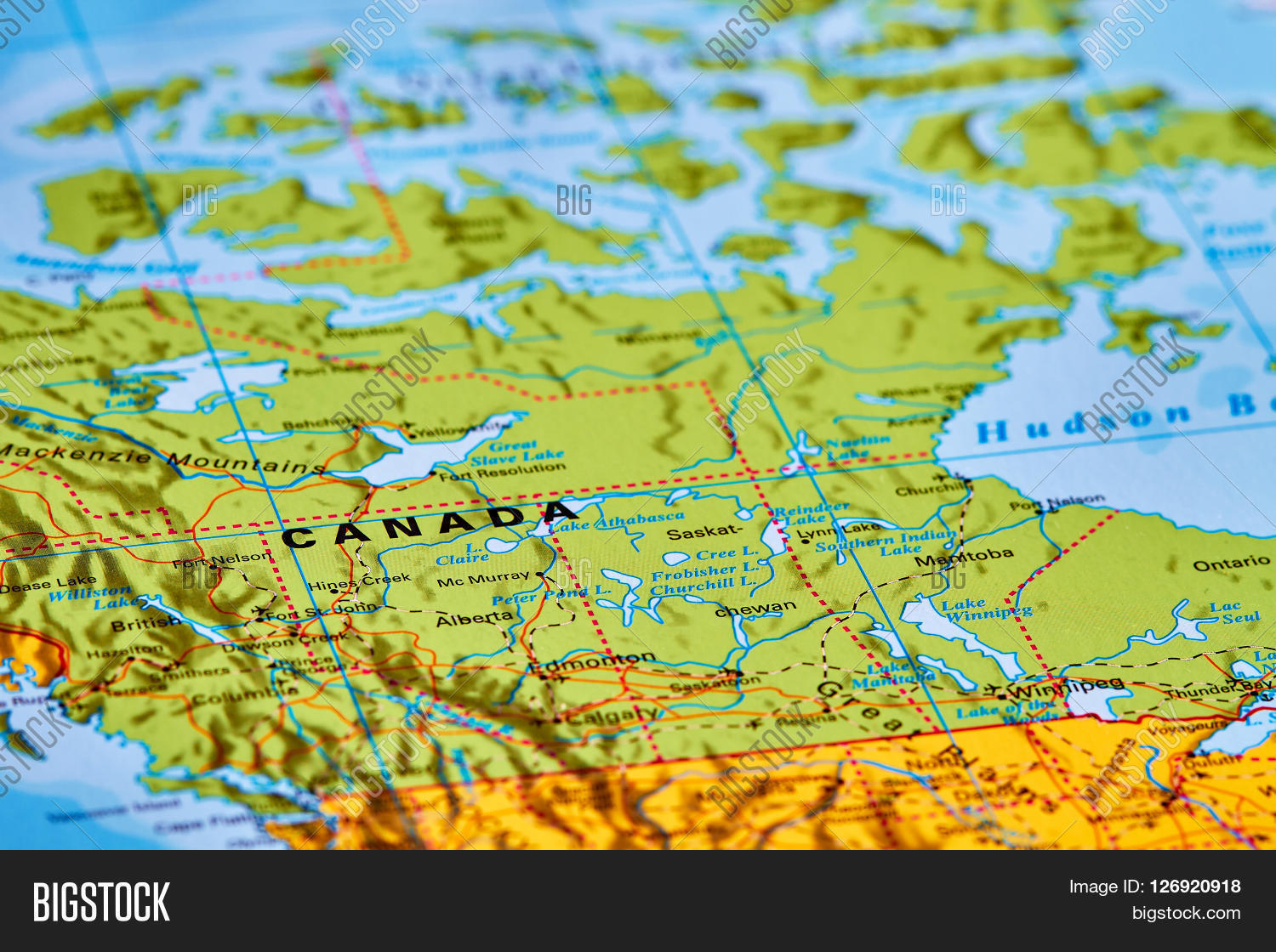 Canada Country Marked Image & Photo (Free Trial) | Bigstock